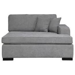 Sofaelement Home Affaire "Skara XXL", grau (hellgrau), B:140cm H:86cm T:190cm, 100% Polyester, Polsterelemente, Modul XXL - zum eigenen Zusammenstellen, Armlehne links/rechts w&auml;hlbar