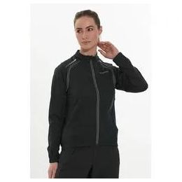 Softshelljacke Endurance "Wadie", Damen, Gr. 40, schwarz, 100% Polyester, unifarben, lang, hoch geschlossener Ausschnitt, Jacken Softshelljacke, mit praktischen Reflektoren