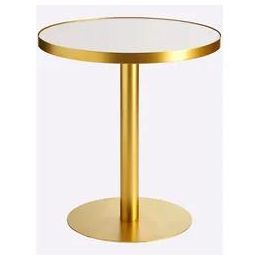 Beistelltisch Heine HOME, gold (goldfarben), H:75cm, Tische, Beistelltisch