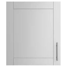 H&auml;ngeschrank KOCHSTATION "KS-Ahus", grau (hellgrau matt, wildeiche nachbildung), B:60cm H:70,4cm T:34,9cm, Schr&auml;nke, H&auml;ngeschrank, Breite 60 cm