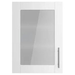 Glash&auml;ngeschrank KOCHSTATION "KS-Ahus", wei&szlig; (wei&szlig; matt, wei&szlig;), B:50cm H:70,4cm T:34,9cm, Schr&auml;nke, Glash&auml;ngeschrank, Breite 50 cm