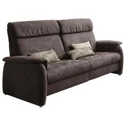 2-Sitzer Home Affaire "Turin", braun (schlamm), B:155cm H:107cm T:97cm, Sofas, mit motorischer Relaxfunktion, auch in Leder