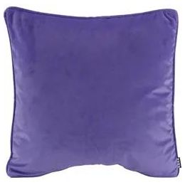 HOCK Dekokissen H.O.C.K. "Nobile Samt", lila (lila, unifarben), B:50cm H:10cm L:50cm, Polyester, Dekokissen_Sitzkissen_Kissenh&uuml;llen, 50/50 cm, Kissenh&uuml;lle mit F&uuml;llung, 1 St&uuml;ck