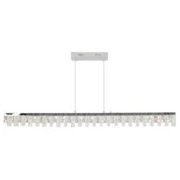 N&auml;ve N&Auml;VE LED Pendelleuchte "Diamonds", grau (chromfarben), 1, H: 80cm, 1 Stk., Leuchten, LED H&auml;ngelampe, LED H&auml;ngeleuchte, LED Pendelleuchte
