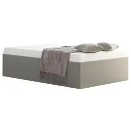 Polsterbett "Amrum", grau, B:145cm L:205cm, Bezug Glanzvelours, 100% Polyester, Polsterung 100% Polyester, Gestell Holzwerkstoff, Westfalia Schlafkomfort, Betten, Polsterbett, in Samtvelours ohne Kopfteil, mit und ohne Bettkasten erh&auml;ltlich