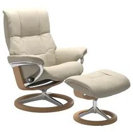 Relaxsessel stressless "Mayfair", beige (cream batick), B:79cm H:102cm T:73cm, Leder BATICK: BATICK ist ein leicht korrigiertes, durchgef&auml;rbtes und genarbtes M&ouml;belleder, bei dem die meisten Unebenheiten und Spuren in der Regel entfernt wurden.;Leder PALOMA: PALOMA ist ein durchgef&auml;rbtes Semianilin-M&ouml;belleder mit nat&uuml;rlicher Narbung.;ROHLEDER Stoff Q2 FARON: Ein fester zuverl&auml;ssiger Boucl&eacute; mit eine