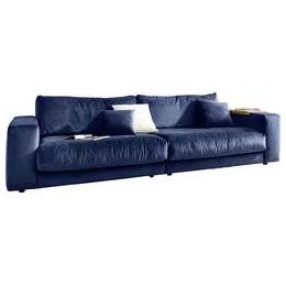 Big-Sofa 3C Candy "Enisa II, elegantes Mega-Sofa, super bequem und toll verarbeitet", blau (dunkelblau), B:290cm H:86cm T:127cm, Korpus/Basismaterial: 100% Polyester. Sitzfl&auml;che: 100% Polyester, Sofas, Big-Sofa, bestehend aus Modulen, daher auch individuell aufstellbar