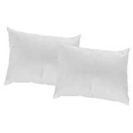 Dekokissen WIRTH "Lahnstein" Gr. 2, beige (creme, gemustert unifarben), B:50cm L:50cm, Polyester, Dekokissen_Sitzkissen_Kissenh&uuml;llen, Kissenh&uuml;lle ohne F&uuml;llung, 2 St&uuml;ck