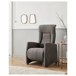 Sit & More TV-Sessel SIT & MORE "Melissa", braun (schlamm), B:71cm H:113cm T:85cm, 100% Polyester, Sessel, wahlweise elektrisch oder manuell verstellbar, optional Aufstehhilfe