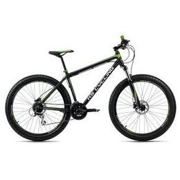 KS-Cycling Mountainbike KS CYCLING "Xceed" Gr. 50, schwarz (schwarz, schwarz), Fahrr&auml;der, Herren, 50cm, 27,5+ Zoll (69,85cm), f&uuml;r Herren, Kettenschaltung