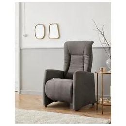 Sit & More TV-Sessel SIT & MORE "Melissa", braun (schlamm), B:71cm, 100% Polyester, Sessel, wahlweise elektrisch oder manuell verstellbar, optional Aufstehhilfe