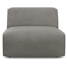 Sessel OTTO HOME "Merid Sofa-Mittel-Element, Breite: 84 cm", grau, B:84cm H:70cm T:97cm, Struktur fein (100% Polyester);Samtoptik (100% Polyester);Samtcord (92% Polyester, 8% Polyamid), Sessel, Sessel, als Modul oder separat verwendbar, f&uuml;r individuelle Zusammenstellung