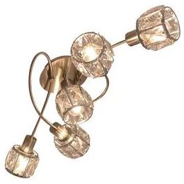 N&auml;ve N&Auml;VE LED Deckenleuchte "Josefa", grau (stahlgrau), 5, H: 21cm, 1 Stk., Leuchten, LED Deckenlampe, LED Deckenleuchte