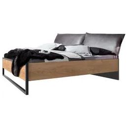 Bett wimex "Detroit by fresh to go", braun (plankeneichefarben), B:194cm L:210cm, Beschl&auml;ge: Metall, Betten, Bettgestell, mit Polsterelement