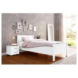 Bett Priess "Husum Schlafzimmer Jugendzimmer Rahmenbett", wei&szlig;, B:130cm H:85cm L:208cm, Betten, Jugendbett Bettgestell, mit Komforth&ouml;he verschiedene Ausf&uuml;hrungen hochwertige Premium Qualit&auml;t