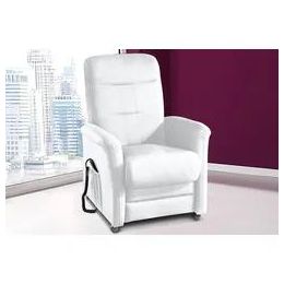 Sit & More TV-Sessel SIT & MORE "Charlie", wei&szlig;, B:76cm H:103cm T:91cm, Altara Nubuck, die Luxus-Microfaser aus 100% Polyester;Luxus-Kunstleder;novalife- die ganz besondere Luxus-Microfaser (aus 54% Acryl, 25% Polyamid, 14% Polyester, 7% Baumwolle);Naturleder (echtes Rindsleder), Sessel, wahlweise mit Motor und Aufstehhilfe