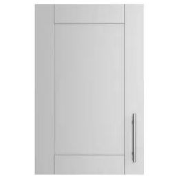 H&auml;ngeschrank KOCHSTATION "KS-Ahus", grau (hellgrau matt, wildeiche nachbildung), B:45cm H:70,4cm T:34,9cm, Schr&auml;nke, H&auml;ngeschrank, Breite 45 cm