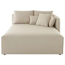 Ottomane OTTO HOME "N&ouml;re", beige, B:138cm H:86cm T:168cm, 100% Polypropylene, Sofas, Ottomane, Lounge-Modul - zum eigenen Zusammenstellen, Breite 138cm, Tiefe 168cm