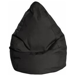 Sitzsack SITTING POINT "BRAVAL L", schwarz, B:70cm H:90cm T:70cm, Polyester, Polystyrol, Sitzs&auml;cke, Sitzsack