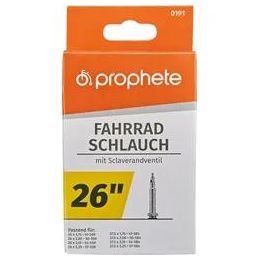Fahrradschlauch Prophete "Fahrradschlauch", schwarz, Fahrradschl&auml;uche, 48mm, Sclaverandventil (SV), 26 Zoll (66,04cm)