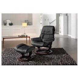 Relaxsessel stressless "Ruby", schwarz (schwarz batick), B:79cm H:98cm T:76cm, Leder PALOMA: Paloma ist ein durchgef&auml;rbtes Semianilin-M&ouml;belleder mit nat&uuml;rlicher Narbung. Es wurde mit einer leichten Oberfl&auml;chenbehandlung versehen, um es best&auml;ndiger zu machen. Paloma ist weich im Griff und hat eine warme Ausstrahlung. Es ist atmungsaktiv und feuchtigkeitsabsorbierend. Paloma wird besonders von all j