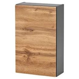 H&auml;ngeschrank Welltime "Kaunas", braun (wotaneiche), B:40cm H:64cm T:20cm, Holzwerkstoff, Schr&auml;nke, H&auml;ngeschrank, BxTxH: 40x20x64 cm