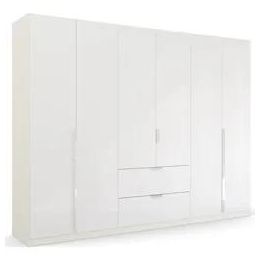 Dreht&uuml;renschrank Rauch "Kleiderschrank Schrank Garderobe Ankleide GLAMOUR BY QUADRA SPIN", wei&szlig; (alpinwei&szlig;, hochglanz wei&szlig;), B:271cm H:210cm T:54cm, Holzwerkstoff, Schr&auml;nke, Dreht&uuml;renschrank, mit eleganter Hochglanzfront und Stangengriff MADE IN GERMANY