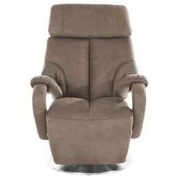Sit & More TV-Sessel SIT & MORE "Invito", braun (latte), B:80cm H:113cm T:80cm, Luxus-Kunstleder;NaturLEDER (echtes Rindsleder);Luxus-Microfaser (100% Polyester), Sessel, Fernsehsessel, in Gr&ouml;&szlig;e M, wahlweise mit Motor und Aufstehhilfe