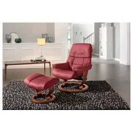Relaxsessel stressless "Ruby", rot (cherry paloma), B:79cm H:98cm T:76cm, Leder PALOMA: Paloma ist ein durchgef&auml;rbtes Semianilin-M&ouml;belleder mit nat&uuml;rlicher Narbung. Es wurde mit einer leichten Oberfl&auml;chenbehandlung versehen, um es best&auml;ndiger zu machen. Paloma ist weich im Griff und hat eine warme Ausstrahlung. Es ist atmungsaktiv und feuchtigkeitsabsorbierend. Paloma wird besonders von all jenen 