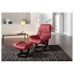 Relaxsessel stressless "Ruby", rot (cherry paloma), B:79cm H:98cm T:76cm, Leder PALOMA: Paloma ist ein durchgef&auml;rbtes Semianilin-M&ouml;belleder mit nat&uuml;rlicher Narbung. Es wurde mit einer leichten Oberfl&auml;chenbehandlung versehen, um es best&auml;ndiger zu machen. Paloma ist weich im Griff und hat eine warme Ausstrahlung. Es ist atmungsaktiv und feuchtigkeitsabsorbierend. Paloma wird besonders von all jenen 