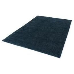 Sch&ouml;ner Wohnen Teppich "Aura" Gr. 4, blau, B:170cm H:15mm L:240cm, Kunstfaser, Viskose, SCH&Ouml;NER WOHNEN-KOLLEKTION, Teppiche, Teppich, seidige Viskose, Wohnzimmer