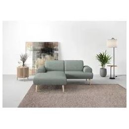 Ecksofa Home Affaire "Swift Scandic Design, komfortabler Federkern, Breite 192cm, L-Form", gr&uuml;n (mint), B:192cm H:83cm T:176cm, 100% Polyester, Sofas, Ecksofa, Federkern-Polsterung, B/T/H: 192/83/176 cm