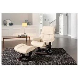 Relaxsessel stressless "Ruby", beige (cream batick), B:88cm H:99cm T:77cm, Leder BATICK: Batick ist ein leicht korrigiertes, durchgef&auml;rbtes und genarbtes M&ouml;belleder, bei dem die meisten Unebenheiten und Spuren in der Regel entfernt wurden. Batick wird mitunter doppelt&ouml;nig gef&auml;rbt, um der Oberfl&auml;che mehr Lebendigkeit zu verleihen. Dank einer sch&uuml;tzenden Oberfl&auml;chenbehandlung lassen sich die meisten