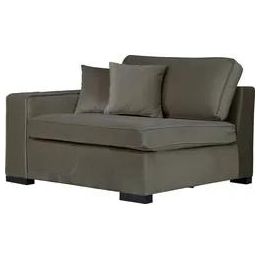 Sofaelement Home Affaire "Skara", grau (taupe), B:110cm H:86cm T:100cm, Polsterelemente, Modul zum eigenen Zusammenstellen, in vielen Bezugsqualit&auml;ten