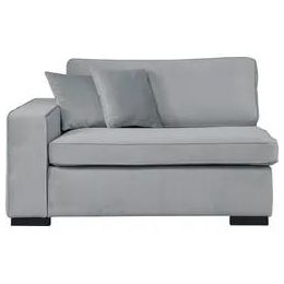 Sofaelement Home Affaire "Skara XXL", grau, B:140cm H:86cm T:130cm, 100% Polyester, Polsterelemente, Modul XXL - zum eigenen Zusammenstellen, Armlehne links/rechts w&auml;hlbar