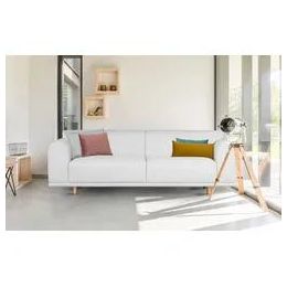 3-Sitzer OTTO HOME "Maroon", beige (natur), B:236cm H:82cm T:96cm, Struktur grob ( 100% POLYPROPYLEN;Struktur fein ( 100% Polyester);Struktur (100% Polyester), Sofas, in skandinavischem Design, mit losen Kissen