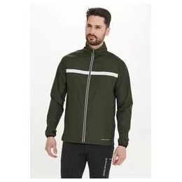 Laufjacke Endurance "Pendell", Herren, Gr. S, schwarz (dunkelgr&uuml;n, schwarz), 100% Polyester, mehrfarbig, normal, ohne Ausschnitt, Jacken, mit 360 Grad Ultra-Reflektoren