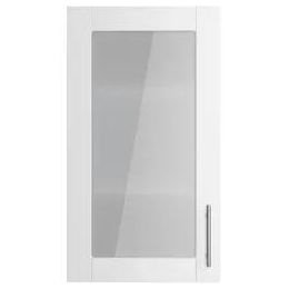 Glash&auml;ngeschrank KOCHSTATION "KS-Ahus", wei&szlig; (wei&szlig; matt, wei&szlig;), B:50cm H:89,6cm T:34,9cm, Schr&auml;nke, Glash&auml;ngeschrank, Breite 50 cm