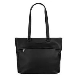Shopper Betty Barclay, Damen, Gr. B/H/T: 30cm x 30cm x 8cm onesize, schwarz, Polyurethan (PU), unifarben, Taschen Shopper