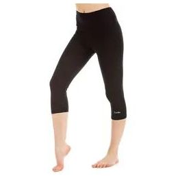 Leggings WINSHAPE "3/4-Slim Tights WTL2", Damen, Gr. S, Normalgr&ouml;&szlig;en, schwarz, 90% Baumwolle, 10% Elasthan, Hosen Leggings, figurbetont