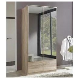 Kleiderschrank wimex "Imago", braun (struktureichefarben hell), B:90cm H:199cm T:58cm, Schr&auml;nke, Kleiderschrank