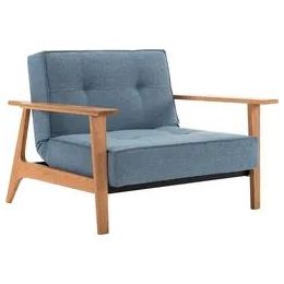 Sessel INNOVATION LIVING TM "Splitback, Multifunktion, Loungesessel, Relaxstuhl, Fernsehsessel", blau (lightblau), B:112cm H:79cm T:99cm, Strukturstoff fein &raquo;Soft&laquo; (100% Polyester);Strukturstoff grob &raquo;MIXED DANCE&laquo; (100% Polyester);Strukturstoff weich &raquo;Coastal&laquo; (100% Polyester);Webstoff fein &raquo;FLASHTEX&laquo; (100% Polyester);Samtstoff &raquo;Velvet&laquo; (100% Polyester), Sessel, Sessel, Relaxsessel mit verstellbar
