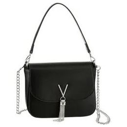 Schultertasche Valentino BAGS "SHOULDER BAG", Damen, Gr. B/H/T: 23cm x 17cm x 8cm, schwarz, Lederimitat, Taschen Schultertasche, mit Ketten Details Handtasche Damen Tasche Damen Schultertasche