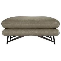 Hocker Calia italia "Cezanne", beige (44 beige), B:90cm H:90cm T:70cm, Hocker, Polsterhocker