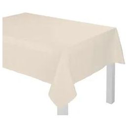 Tischdecke WIRTH "NEWBURY" Gr. 1, beige (creme), B:80cm L:80cm, Baumwolle, Polyester, Tischdecken, Tischdecke