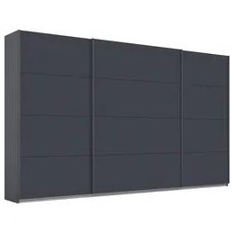 Schwebet&uuml;renschrank Rauch "Kleiderschrank Schrank Garderobe TOPSELLER OTELI inkl. Inneneinteilung", grau (graumetallic), B:315cm H:210cm T:62cm, Holzwerkstoff, Schr&auml;nke, Schwebet&uuml;renschrank, mit 3 Innenschubladen sowie zus&auml;tzlichen Einlegeb&ouml;den MADE IN GERMANY