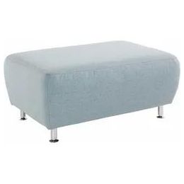 Hocker Home Affaire "Manhattan", blau (aqua), B:101cm H:45cm T:68cm, Struktur (100% Polyester);Flachgewebe (90% Polyester, 10% Polyamid);Luxus-Microfaser (100% Polyester), Hocker, Hocker, in drei Bezugsqualit&auml;ten