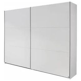 Schwebet&uuml;renschrank Rauch "Kleiderschrank Schrank Garderobe W&auml;scheschrank Schlafzimmer BORBA", wei&szlig;, B:260cm H:210cm T:59cm, Holzwerkstoff, Schr&auml;nke, Schwebet&uuml;renschrank, optional mit Absetzung in Graumetallic MADE IN GERMANY