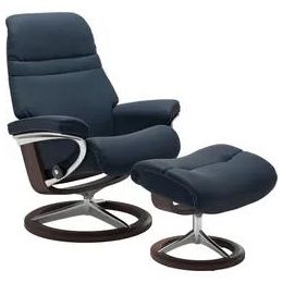 stressless "Sunrise" Relaxsessel mit Hocker, mit Signature Base, Gr&ouml;&szlig;e S, Gestell Wenge, in 2 Lederqualit&auml;ten lieferbar