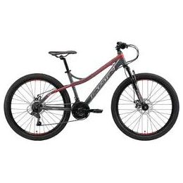 Mountainbike Bikestar Gr. 41, grau, Fahrr&auml;der, 41cm, 26 Zoll (66,04cm), f&uuml;r Damen und Herren, Kettenschaltung